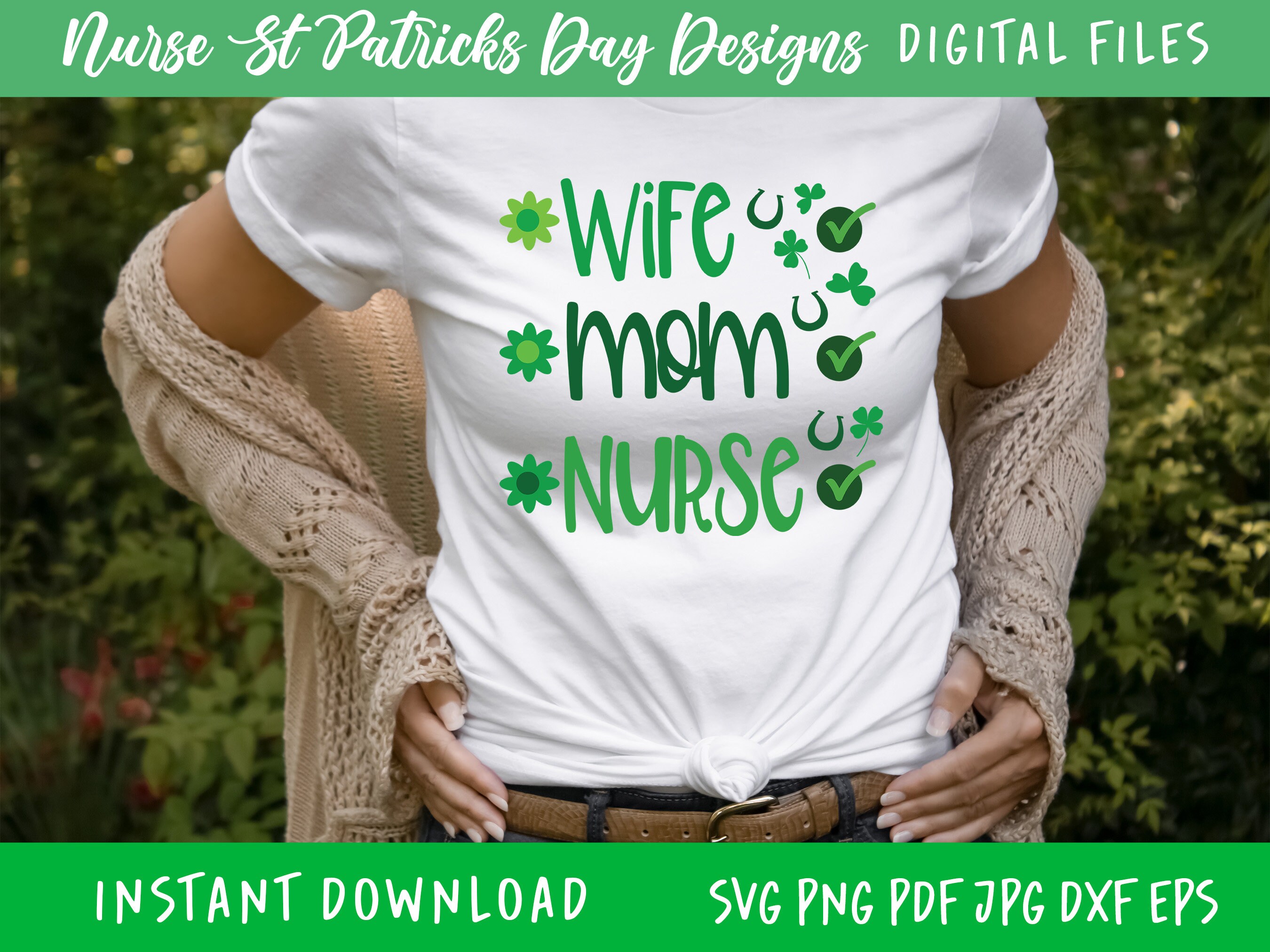 St Patricks Day Nurse Svg Bundle St Patricks Day Nurse Png - Etsy