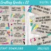 Craft Quotes, Crafters Sayings, Printable Kit, Junk Journal Words ...