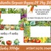 24 Garden Vegetables Clipart Bundle, Commercial Use, Digital Download ...