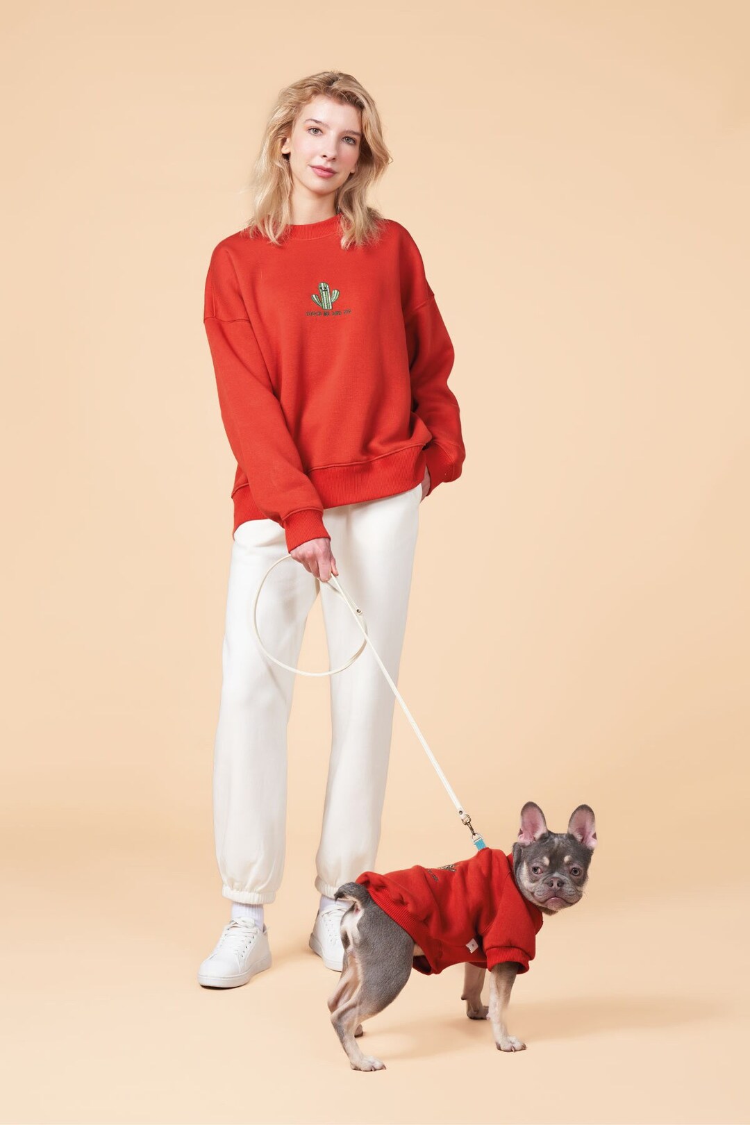 Cozy Cacti-themed Matching Dog and Owner Sweatshirt Set for Ultimate ...