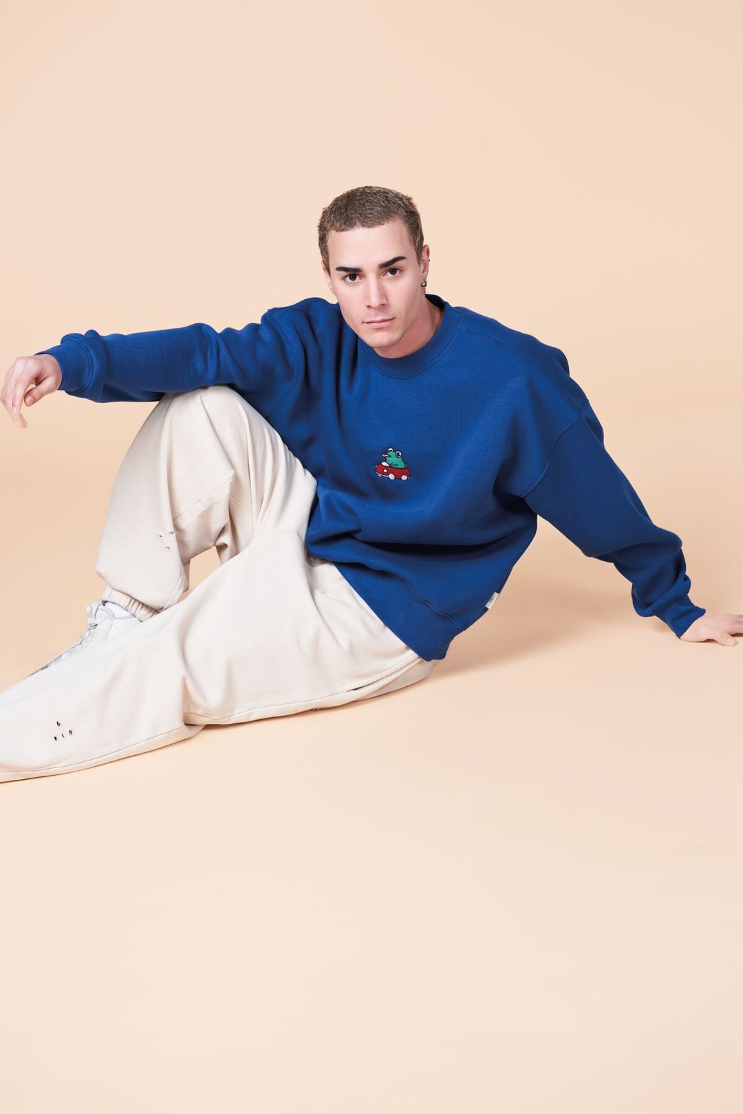 POU Exclusive - Sky Blue Oversized Sweatshirt | 100% Cotton ...
