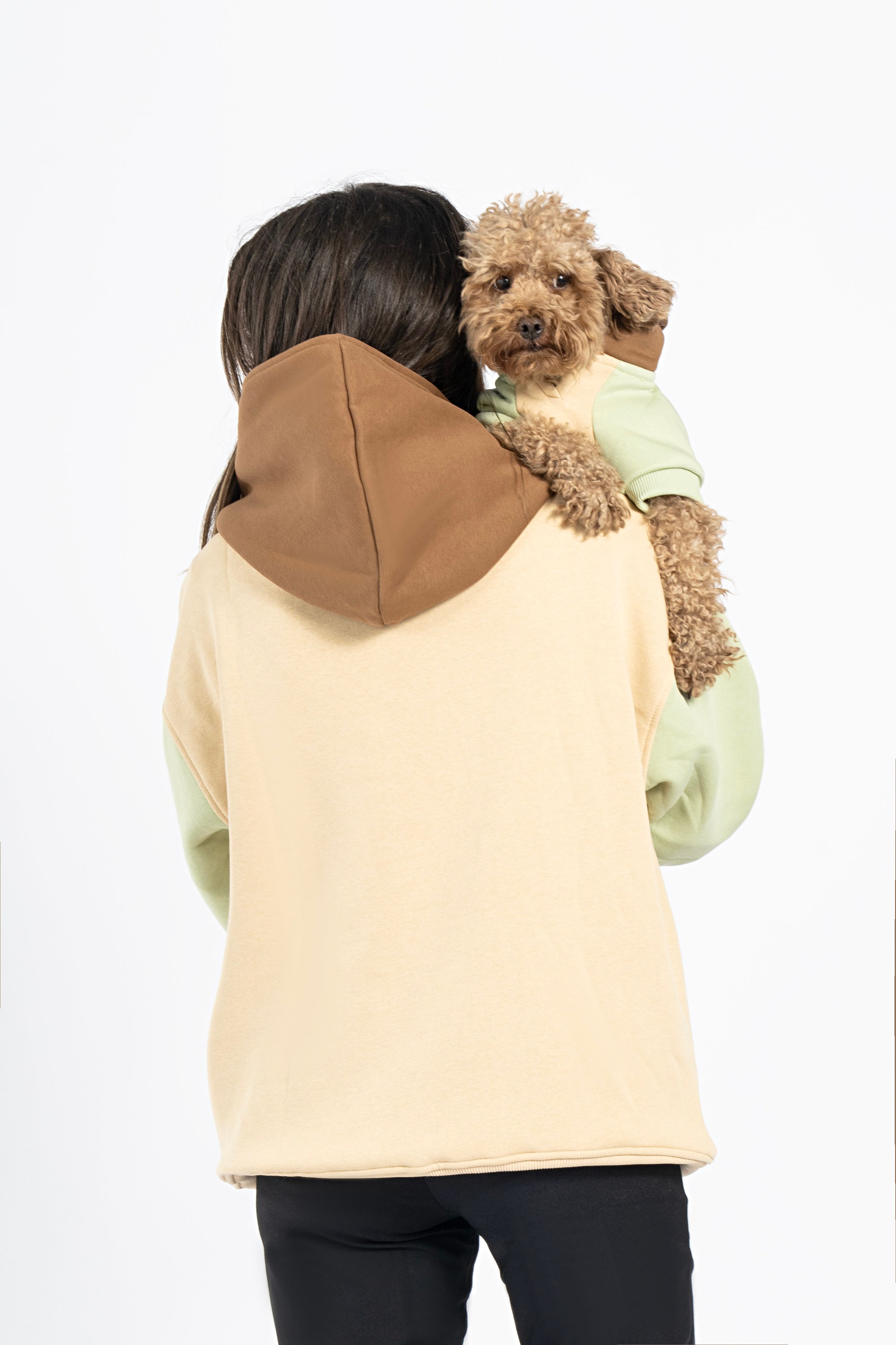 Dog & Human Matching Hoodie Set Caramel People Oversize Sweatshirt Set ...
