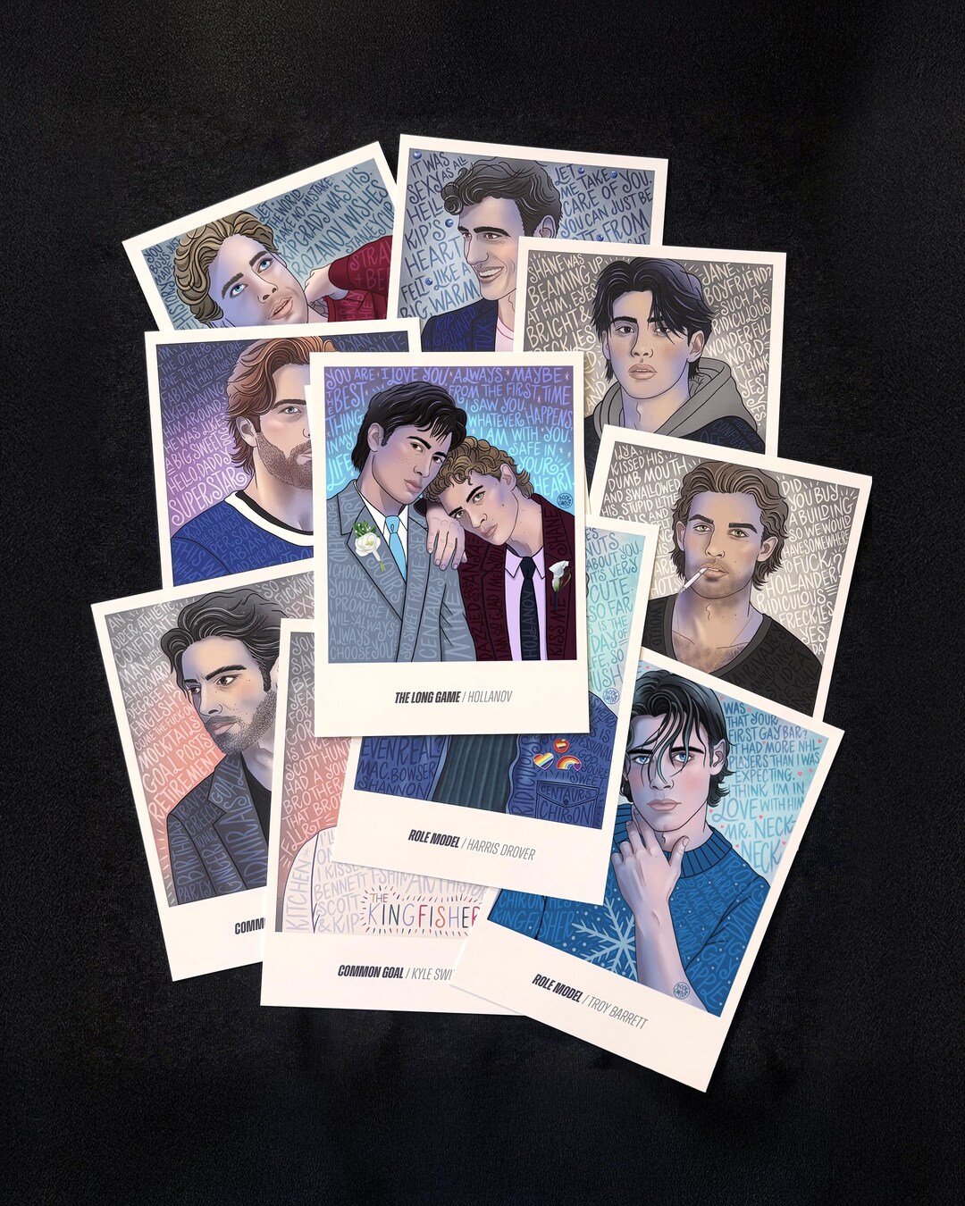 Game Changers Cards Set / Fan Art / Bookish Gifts - Etsy