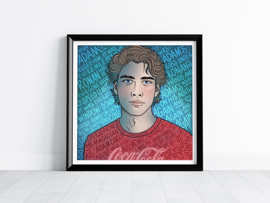 Adam Parrish / the Raven Cycle / Illustrated Fine Art Print / Bookish ...