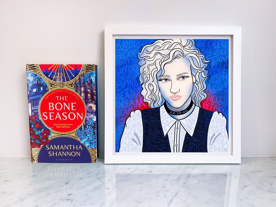 The Bone Season 10th Anniversary / Paige : Hand Drawn Illustration Fine ...