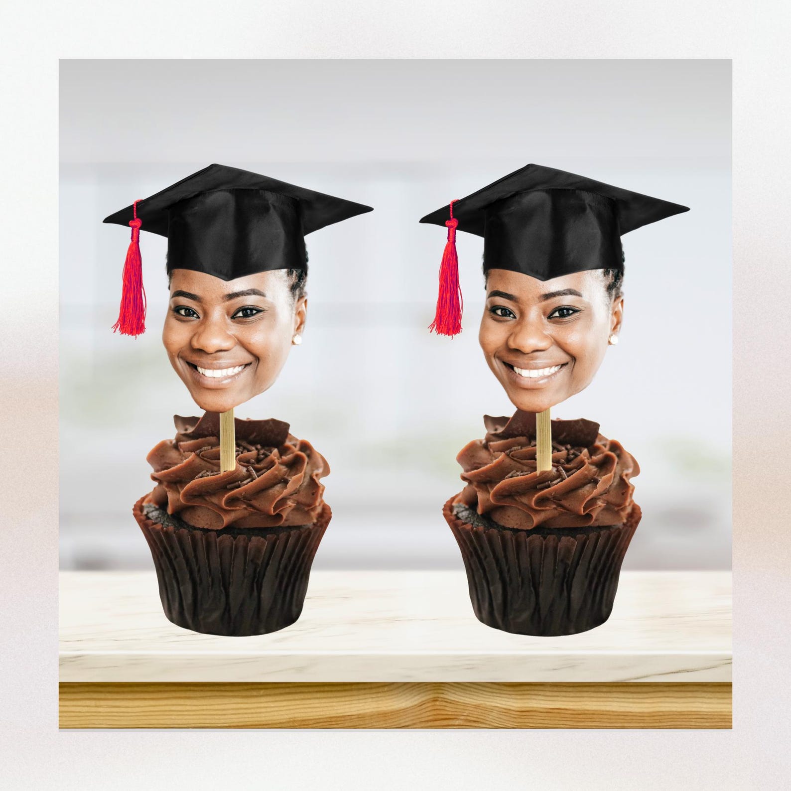 Company Logo Cupcake Toppers, Small Business Party Favors, Custom ...