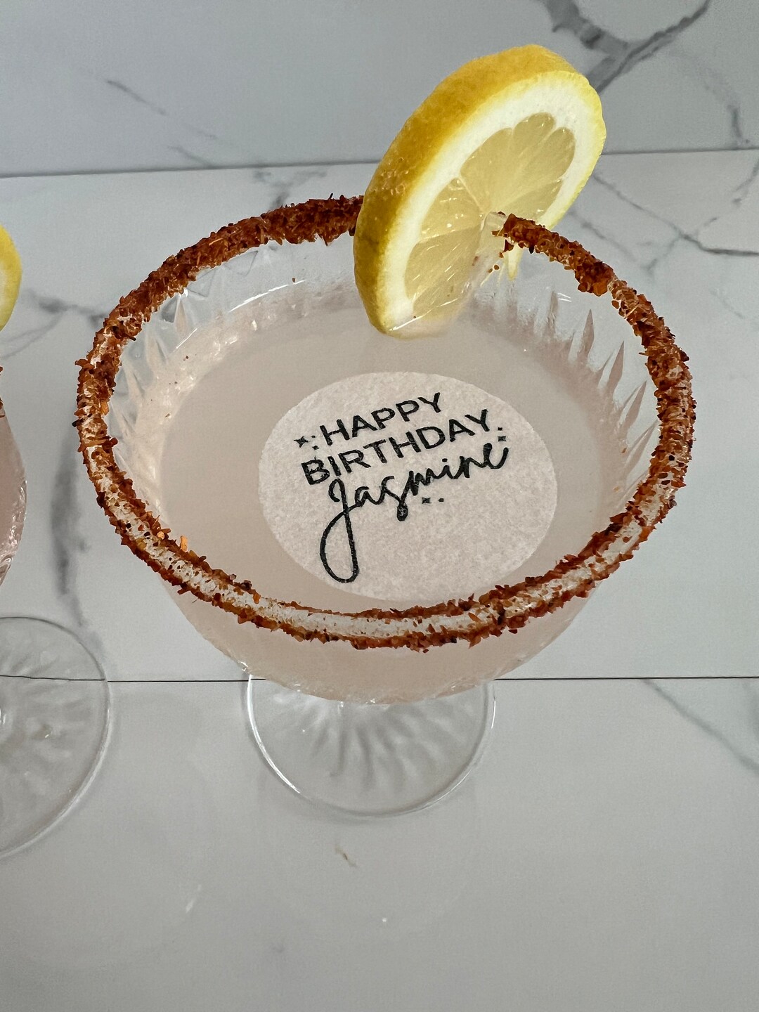 Edible Cocktail Topper, FAST SHIPPING, Birthday Drink Toppers, 30th ...