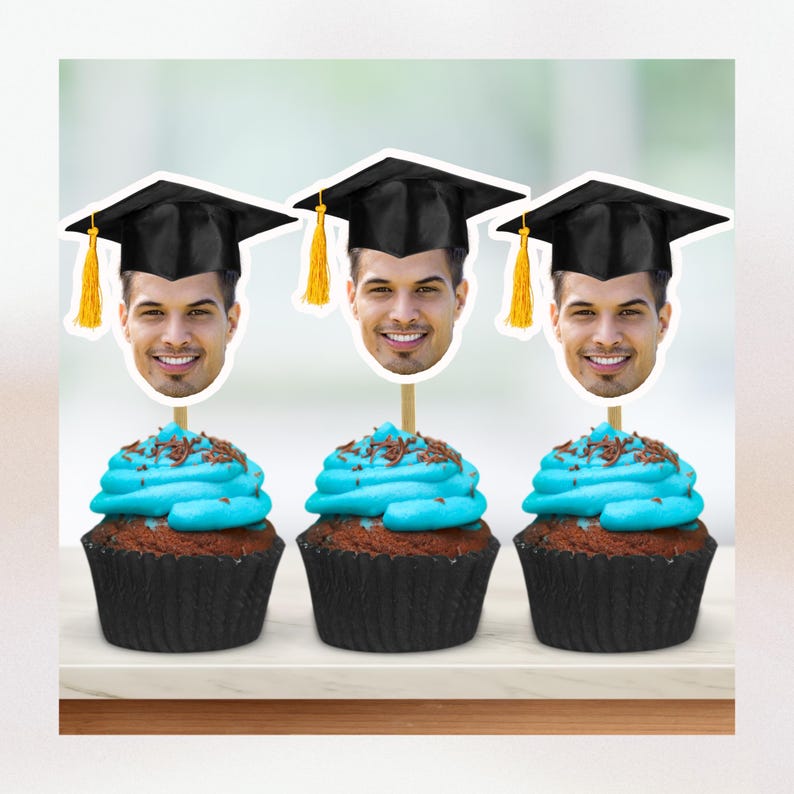 Company Logo Cupcake Toppers, Small Business Party Favors, Custom ...