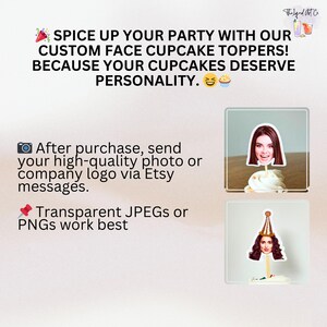 Company Logo Cupcake Toppers, Small Business Party Favors, Custom ...