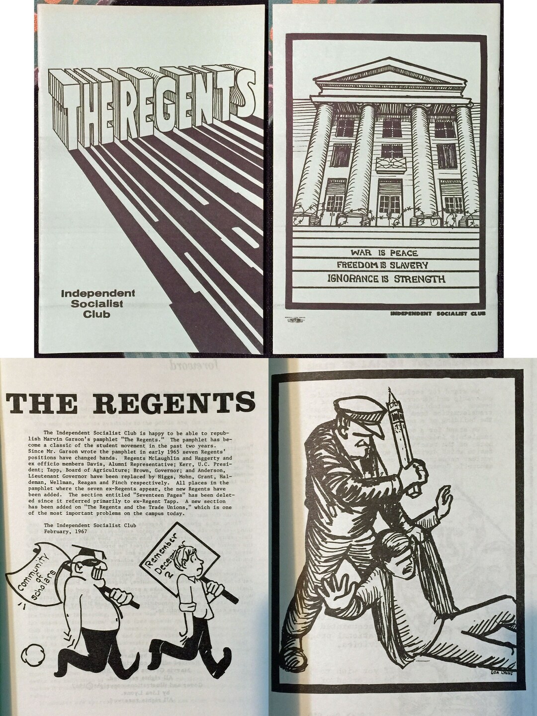 The Regents Marvin Garson 1967 Rev Ed Social Reform Radical Movement ...
