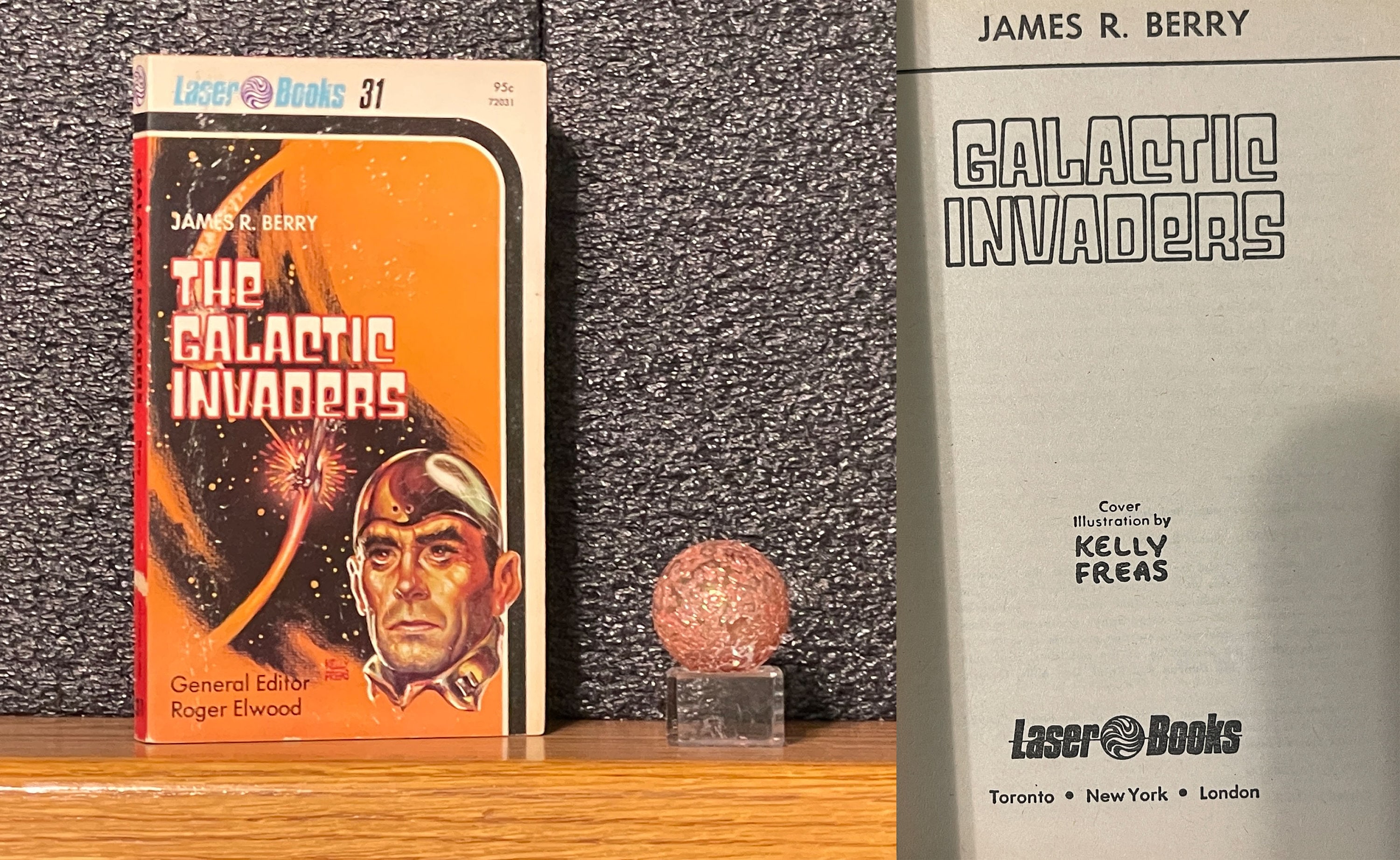 The Galactic Invaders James R Berry 1976 Laser Books 1st Ed PBO Kelly ...