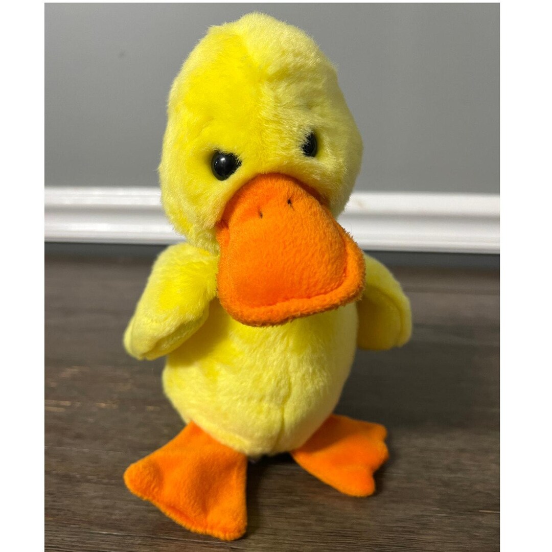 Vintage 1998 Ty Classic Quackers the Duck Plush - Etsy
