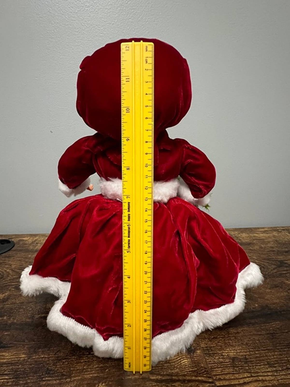 Vintage Mrs. Claus With Holly Wreath and Christmas Robe - Etsy