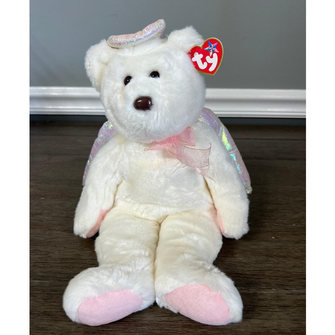 Vintage 1999 Ty Beanie Buddies Halo II Angel Teddy Plush - Etsy