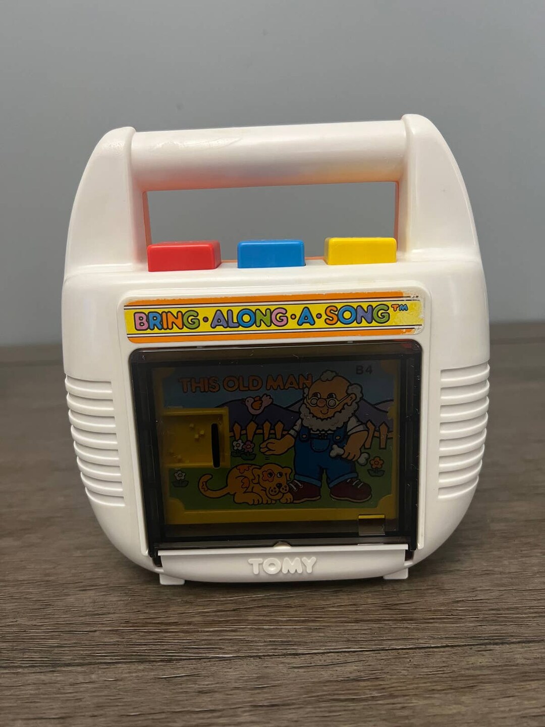 TOMY Bring Along A Song Toy Tape Player With 1 Cassette Tape Works ...