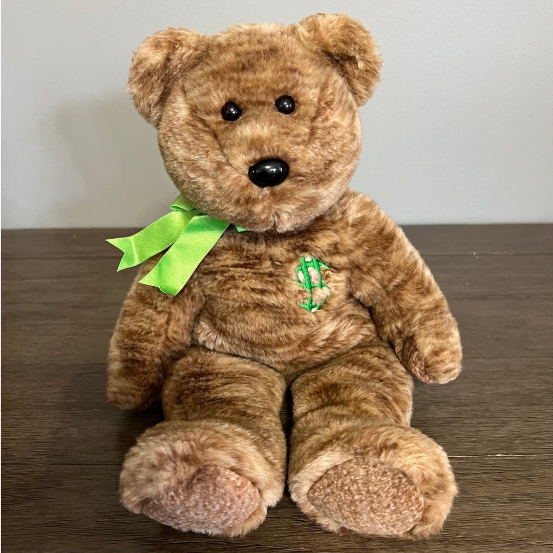 Vintage 2002 Ty Beanin Buddies Billionaire Bear Plush - Etsy