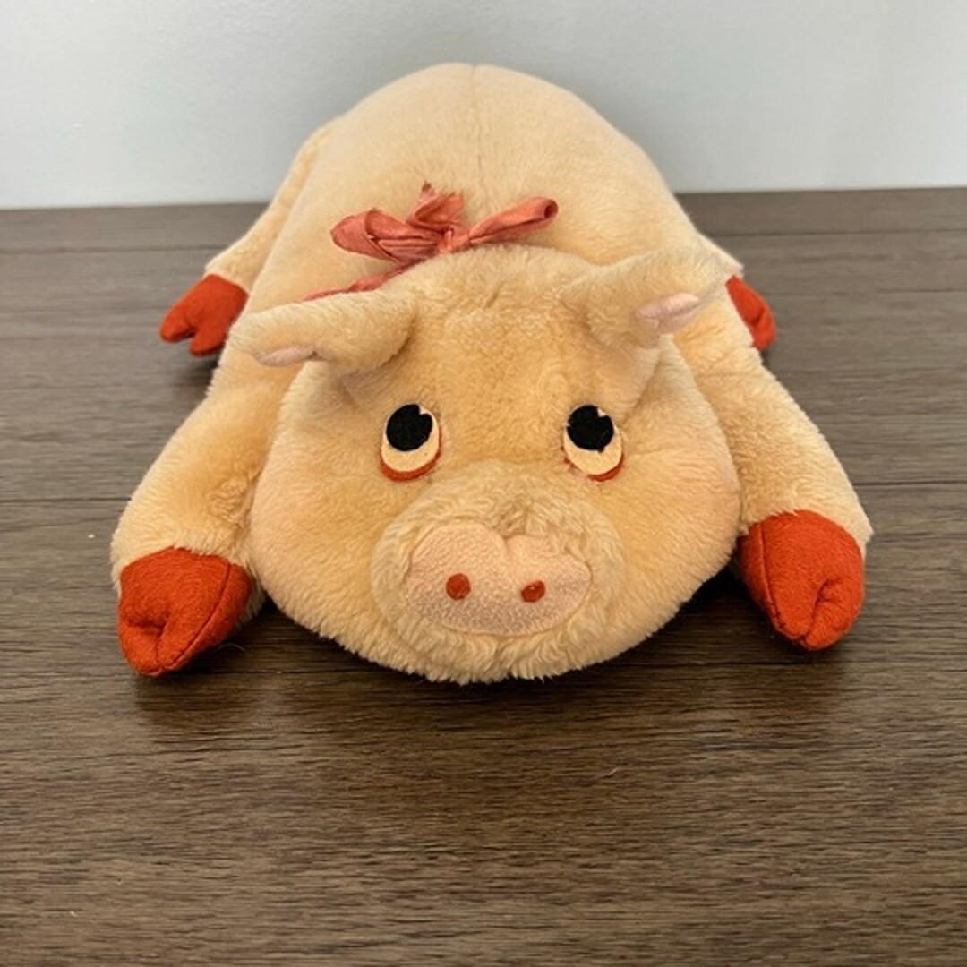 Vintage 1985 Douglas Pink Pig Plush - Etsy