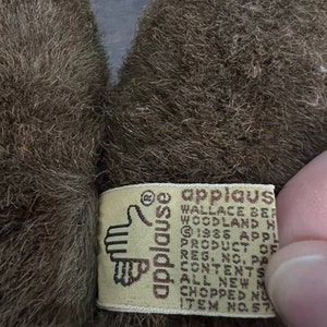 Vintage Applause Brown Teddy Bear Plush - Etsy