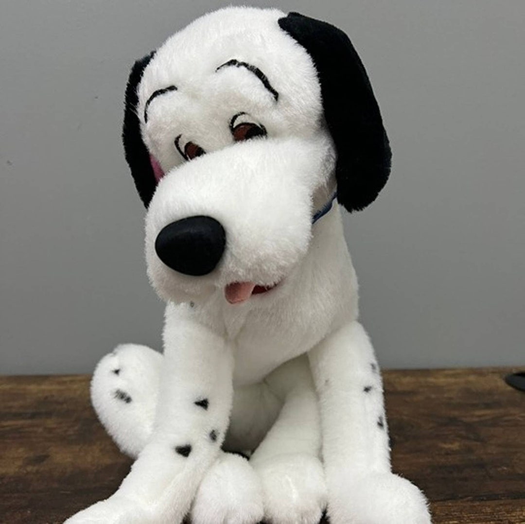 Vintage 101 Dalmatians Pongo With Collar Large Plush - Etsy