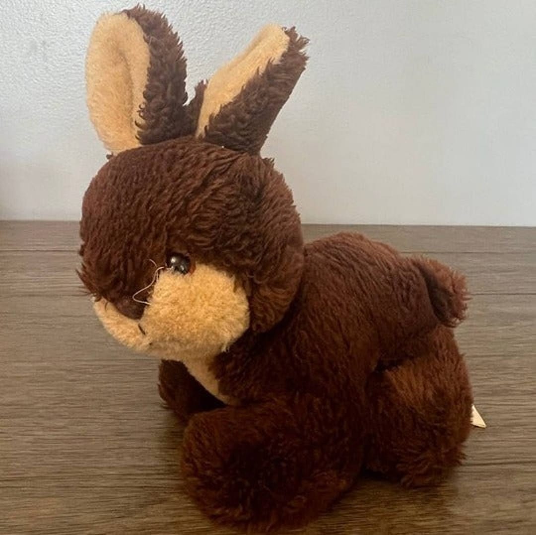 Cuddle Wit Brown Bunny Plush 6" - Etsy