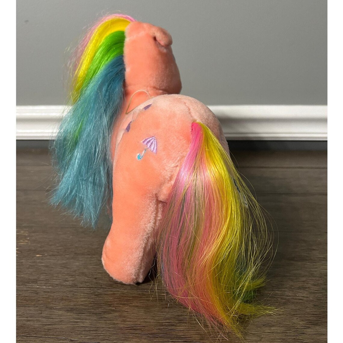 Vintage Hasbro Softies My Little Pony Parasol Earth Pony Plush - Etsy