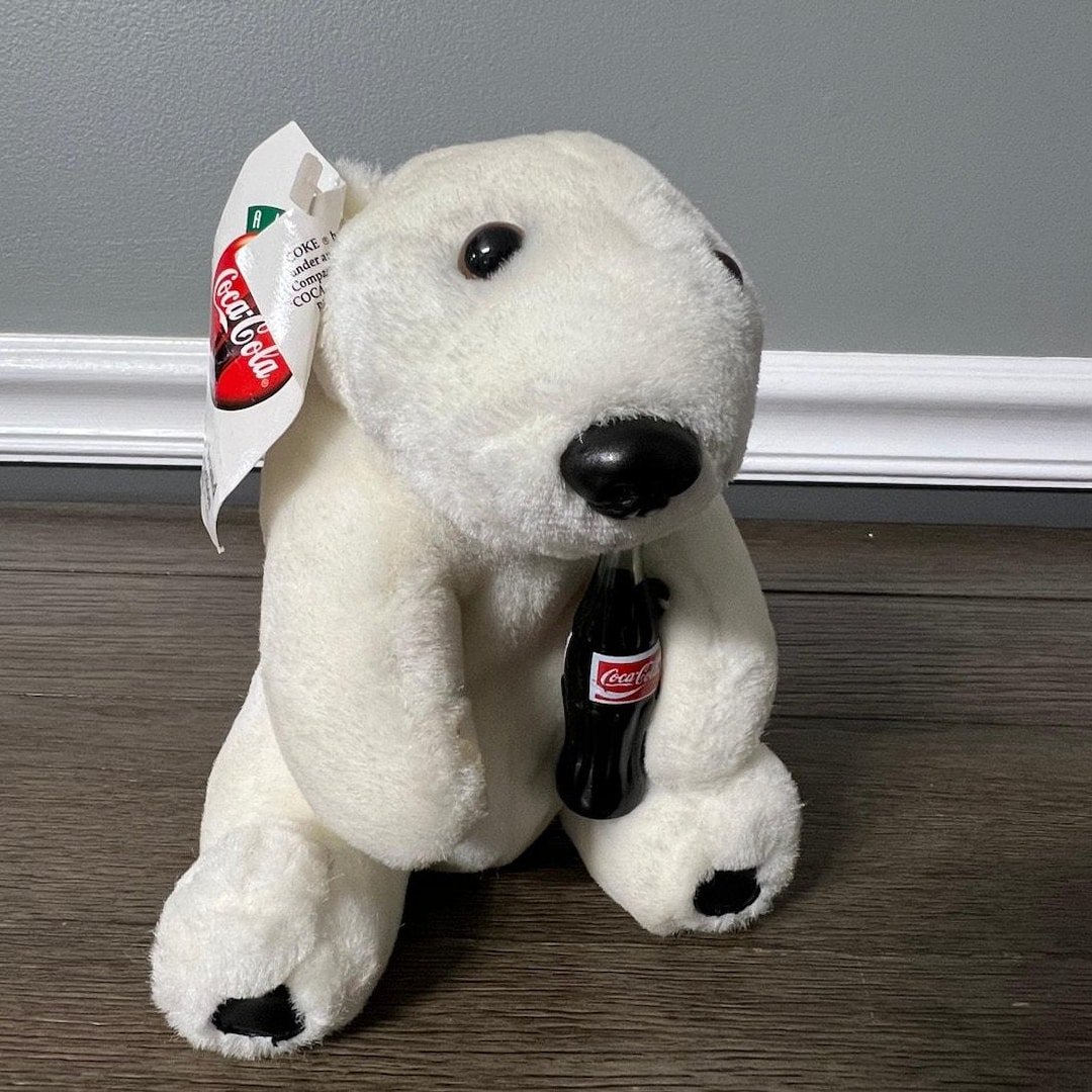 Vintage 1993 Play by Play Coca-cola Polar Bear Plush With Swing Tag - Etsy