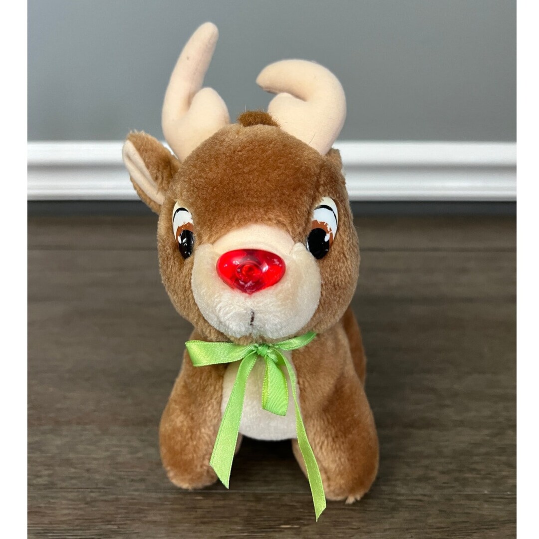 Vintage Applause Rudolph the Red Nosed Reindeer Plush - Etsy