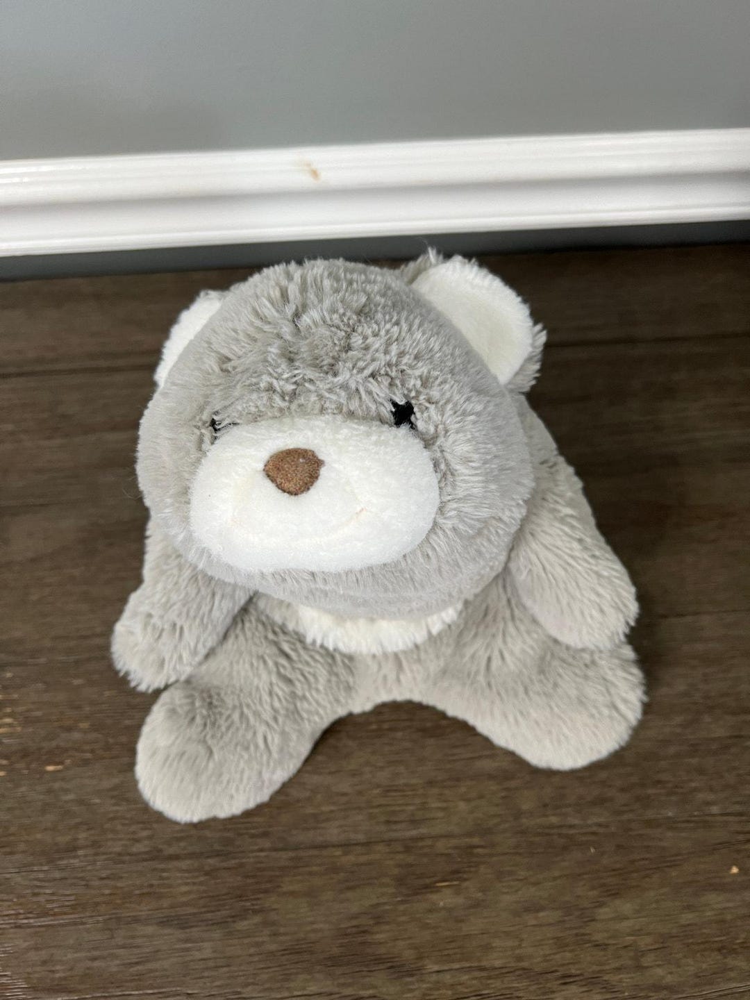 Gund Snuffles the Grey & White Bear Plush - Etsy