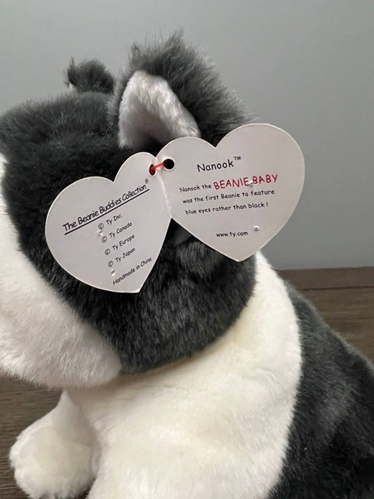 TY Beanie Buddies Nanook Husky Plush Dog Vintage 1999 - Etsy UK