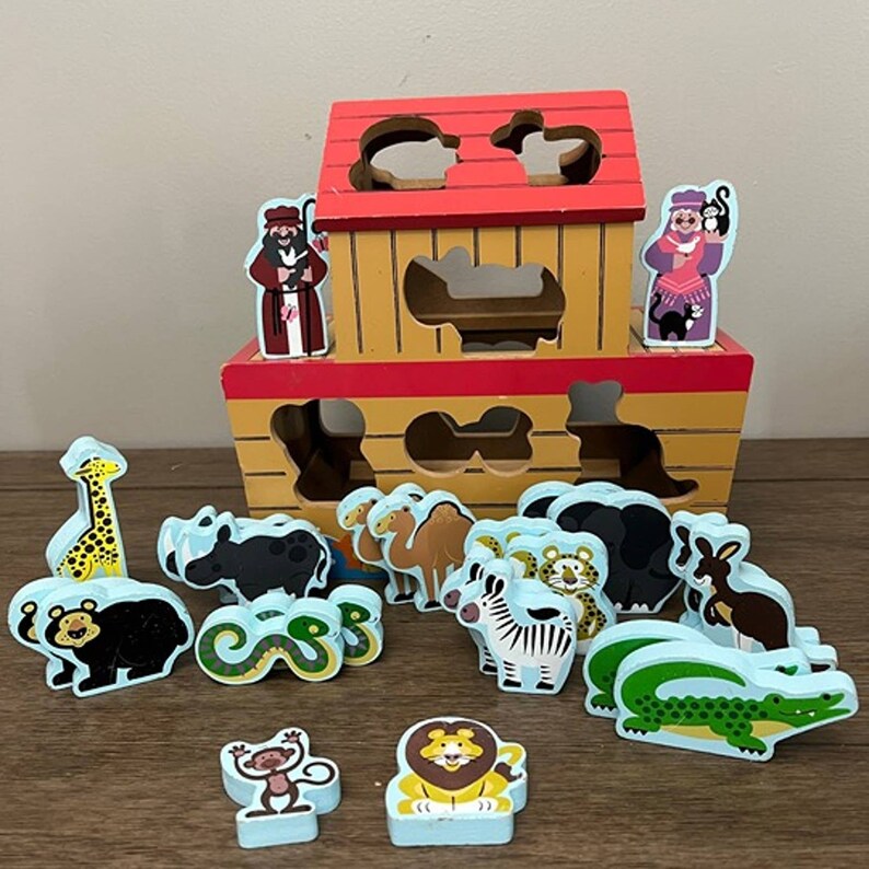 Melissa and Doug Noah's Ark Play Set 22 Pieces - Etsy