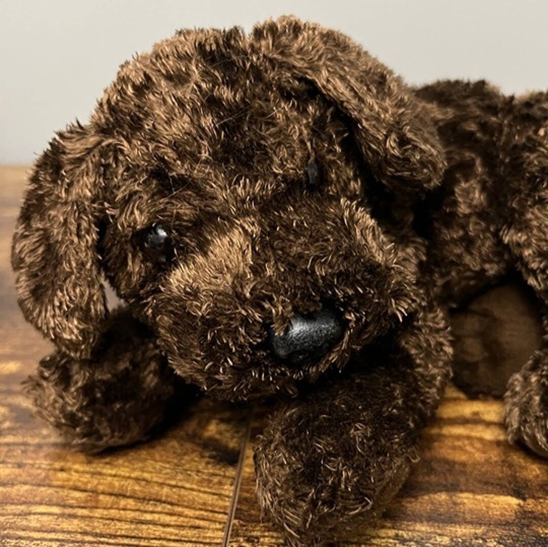 Tysilk Nuzzle the Chocolate Puppy Dog Plush Vintage 2001 - Etsy