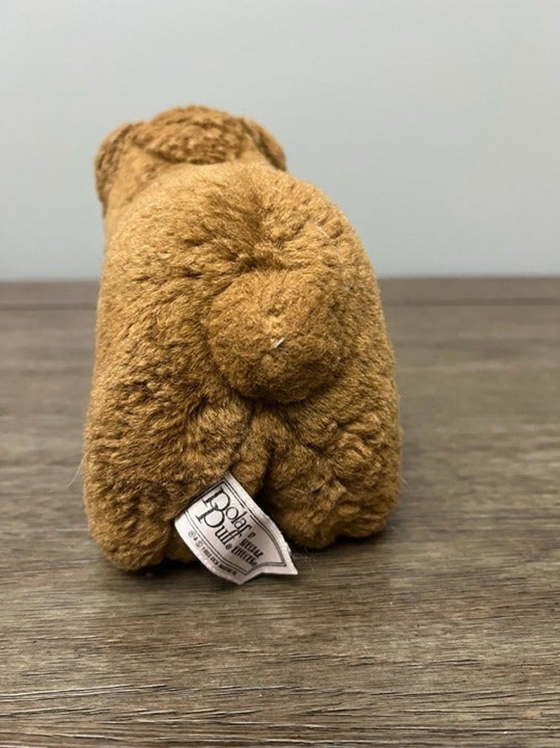 Vintage 1985 Polar Puff Brown Bear Plush 9" - Etsy