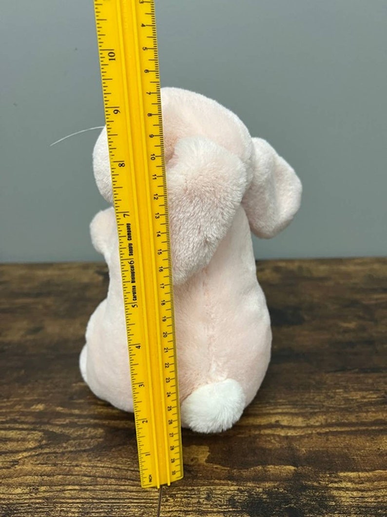 Vintage Pink Bunny Standing Plush - Etsy