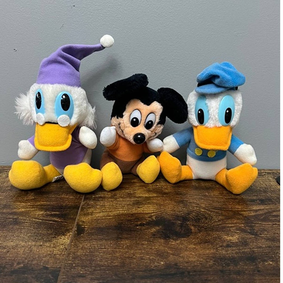 Vintage Hardee's Promotion Disney Mickey's Christmas Carol Plush Set of ...