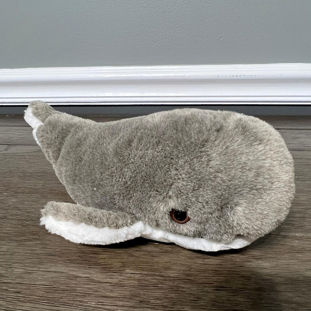 Vintage 1980s Steiff Mobby Whale Plush Made in Germany Stuffed Animal ...