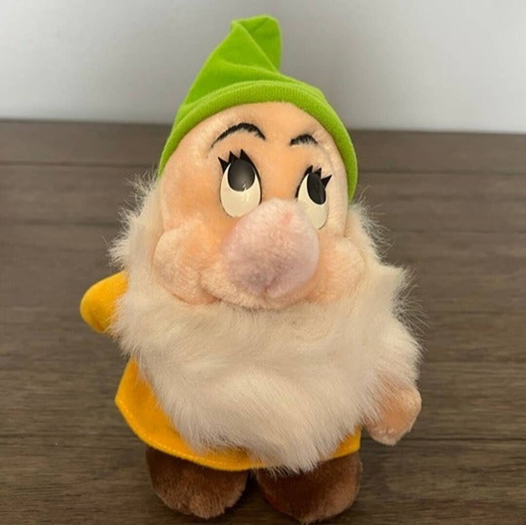 Disney Character Plush Dwarf Bashful Plush 7 - Etsy