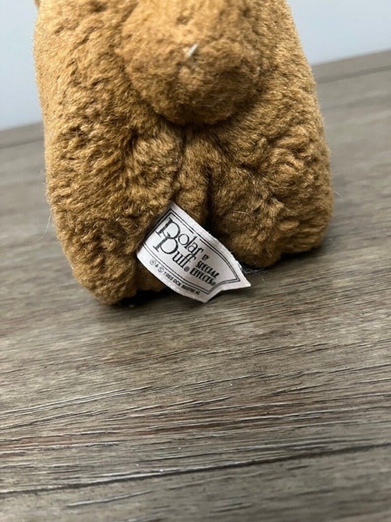 Vintage 1985 Polar Puff Brown Bear Plush 9" - Etsy