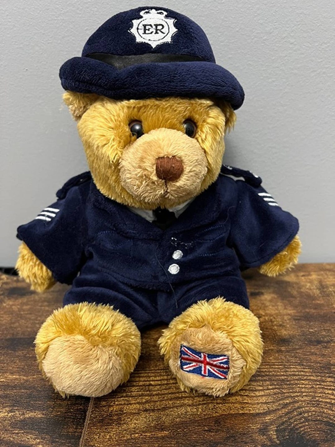 Keel Toys Ltd Union Jack British Police Bear Plush - Etsy