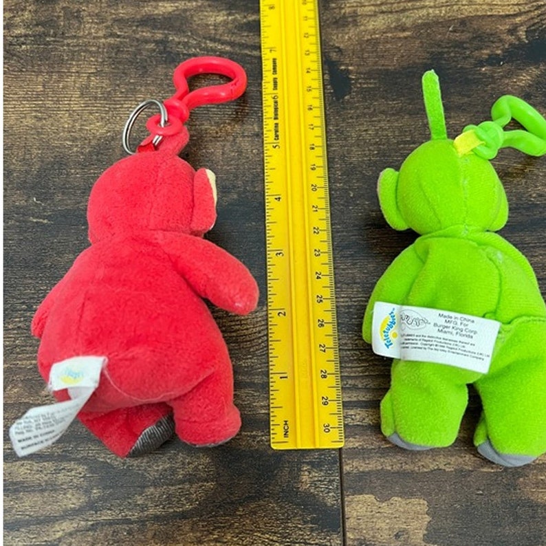 Vintage Teletubbies Po & Dipsy Plush With Clips - Etsy