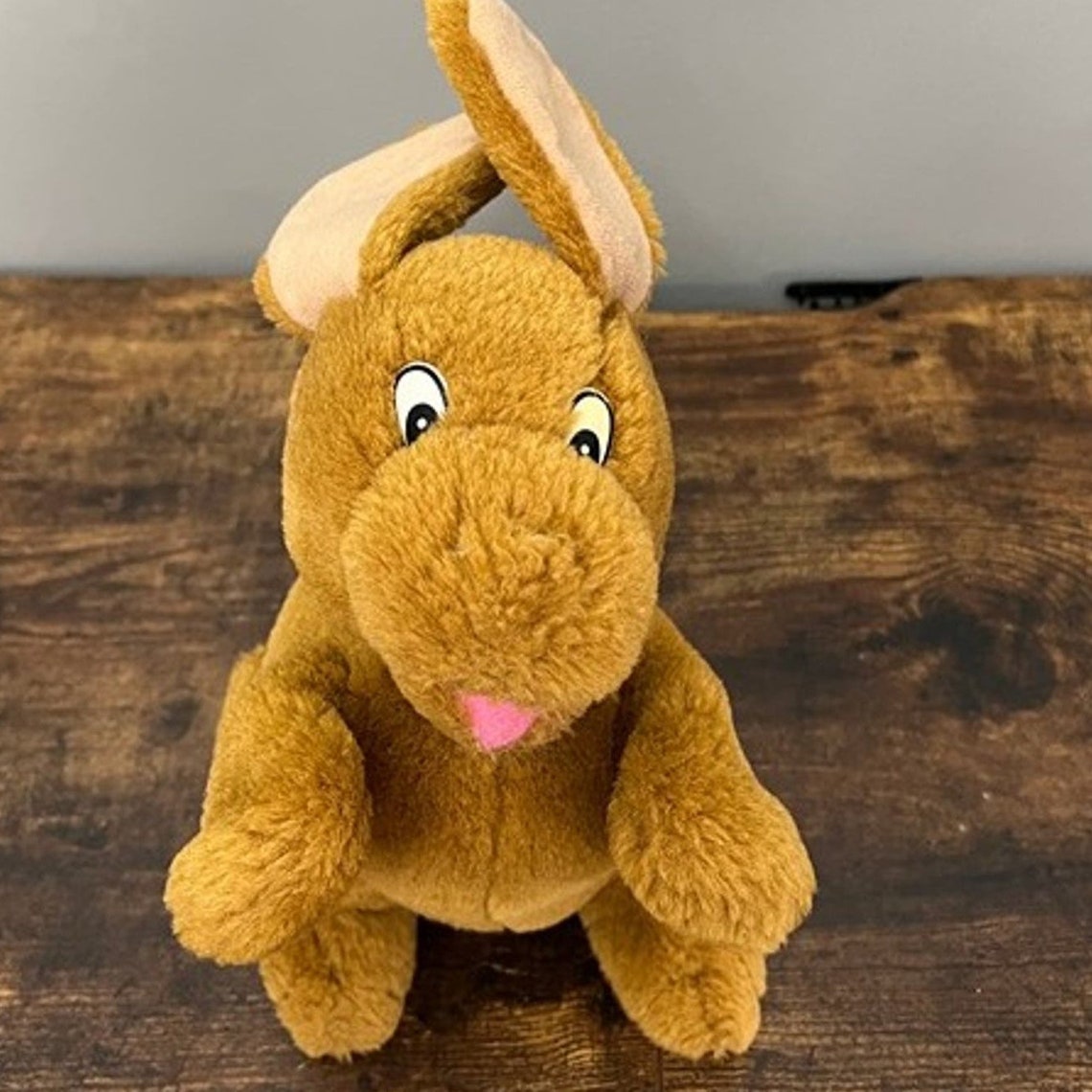 Vintage Tan Cartoon Kangaroo Plush - Etsy