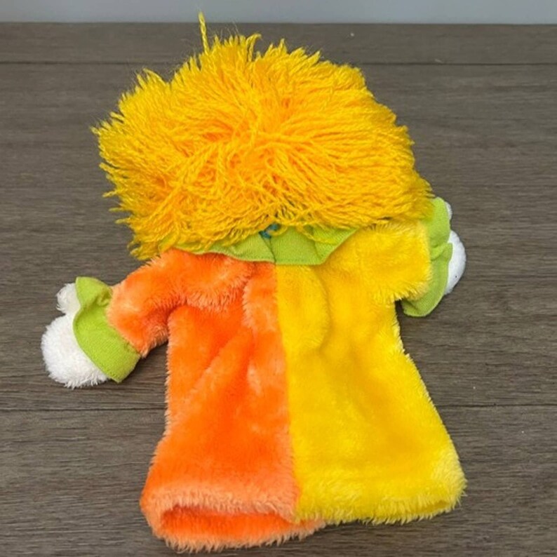 Dakin Clown Hand Puppet Plush Vintage 1982 - Etsy