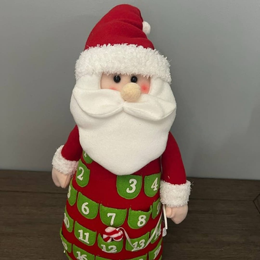 Hobby Lobby Santa Clause Advent Calendar W/ Candy Cane Counter - Etsy