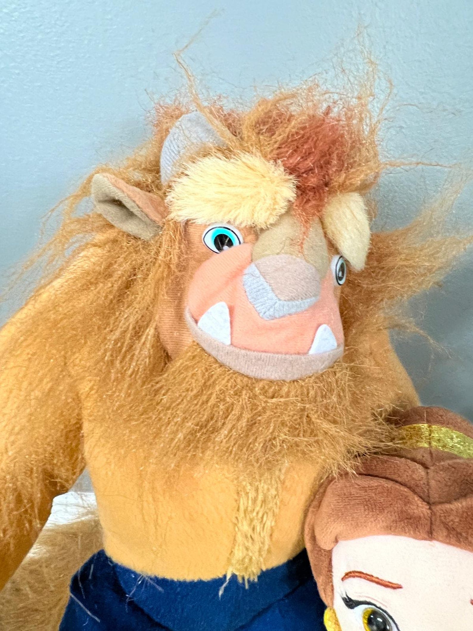 Disney's Beauty and the Beast Belle & Beast Plush Set - Etsy