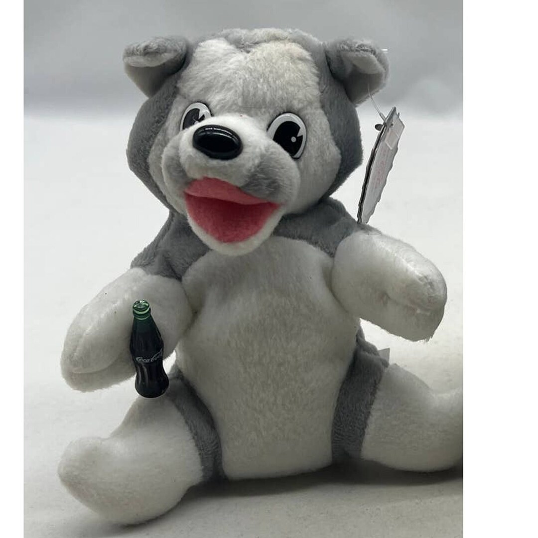 Coca-cola Huskey Beanie Plushies ***vintage 1998*** - Etsy