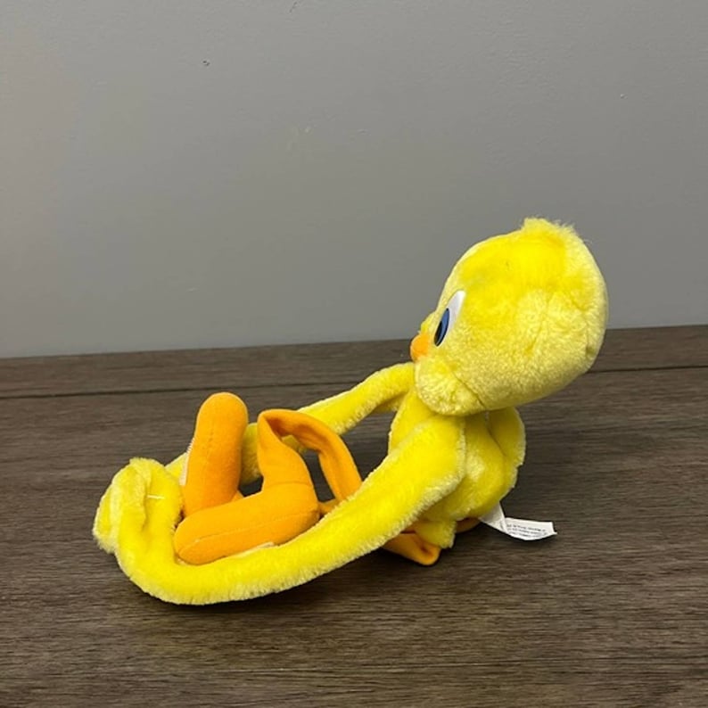 Warner Bros. Tweety Bird With Long Hook and Loop Plush Vintage 2001 - Etsy