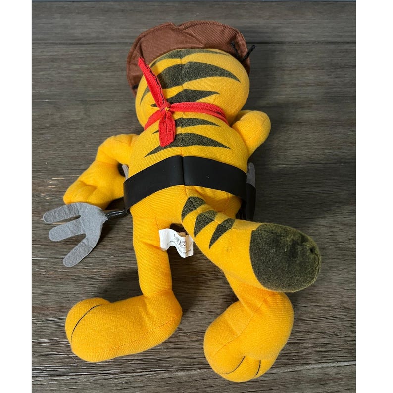 Nanco Cowboy Garfield With Fork & Spoon Plush - Etsy
