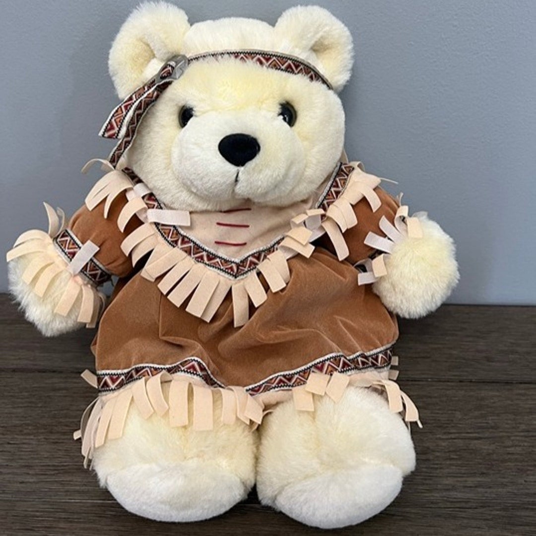 Dan Dee Teddy Bear in Indian Native American Costume Plush - Etsy