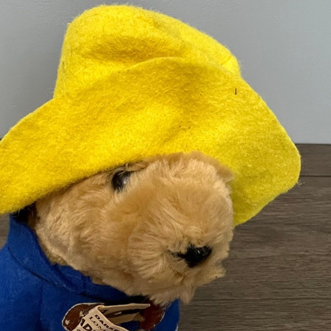 Sears Paddington Bear With Yellow Hat & Blue Raincoat Plush - Etsy