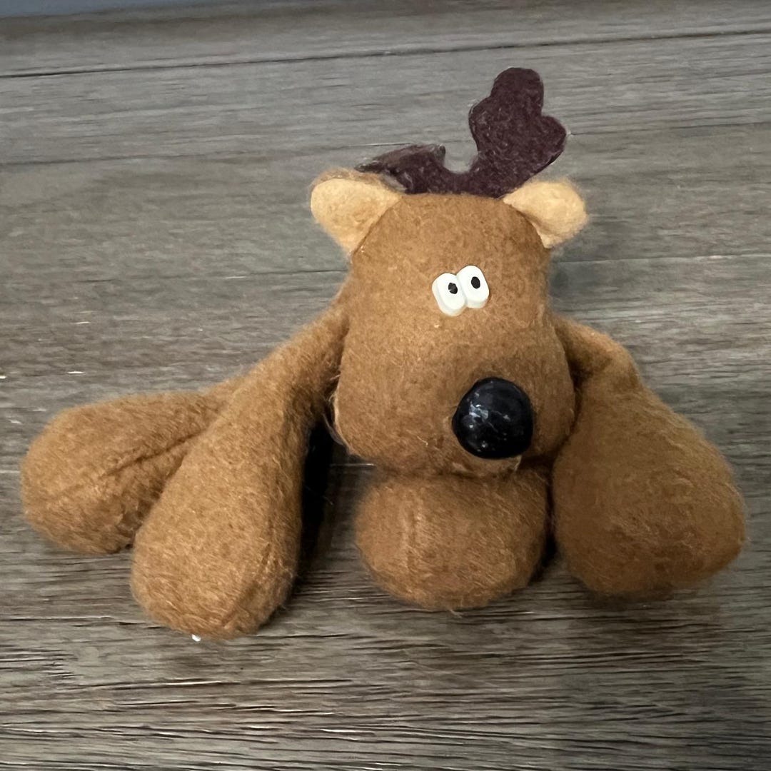 Vintage Hallmark Rodney the Reindeer Christmas Holiday Plush - Etsy