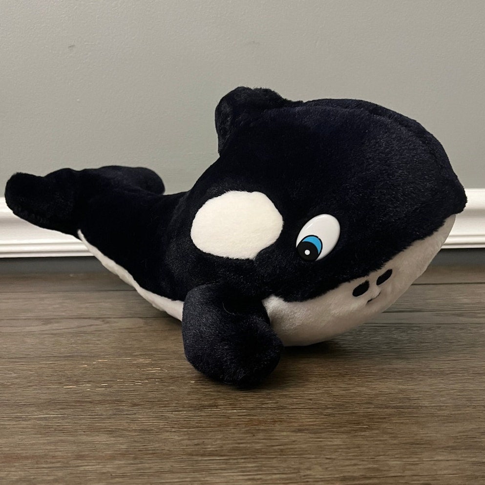Vintage 1995 Dakin Orca Killer Whale Plush - Etsy